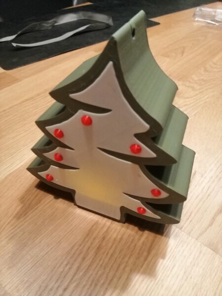 Free STL file #4 Christmas tree box or lamp 🎄 ・3D printing model to ...